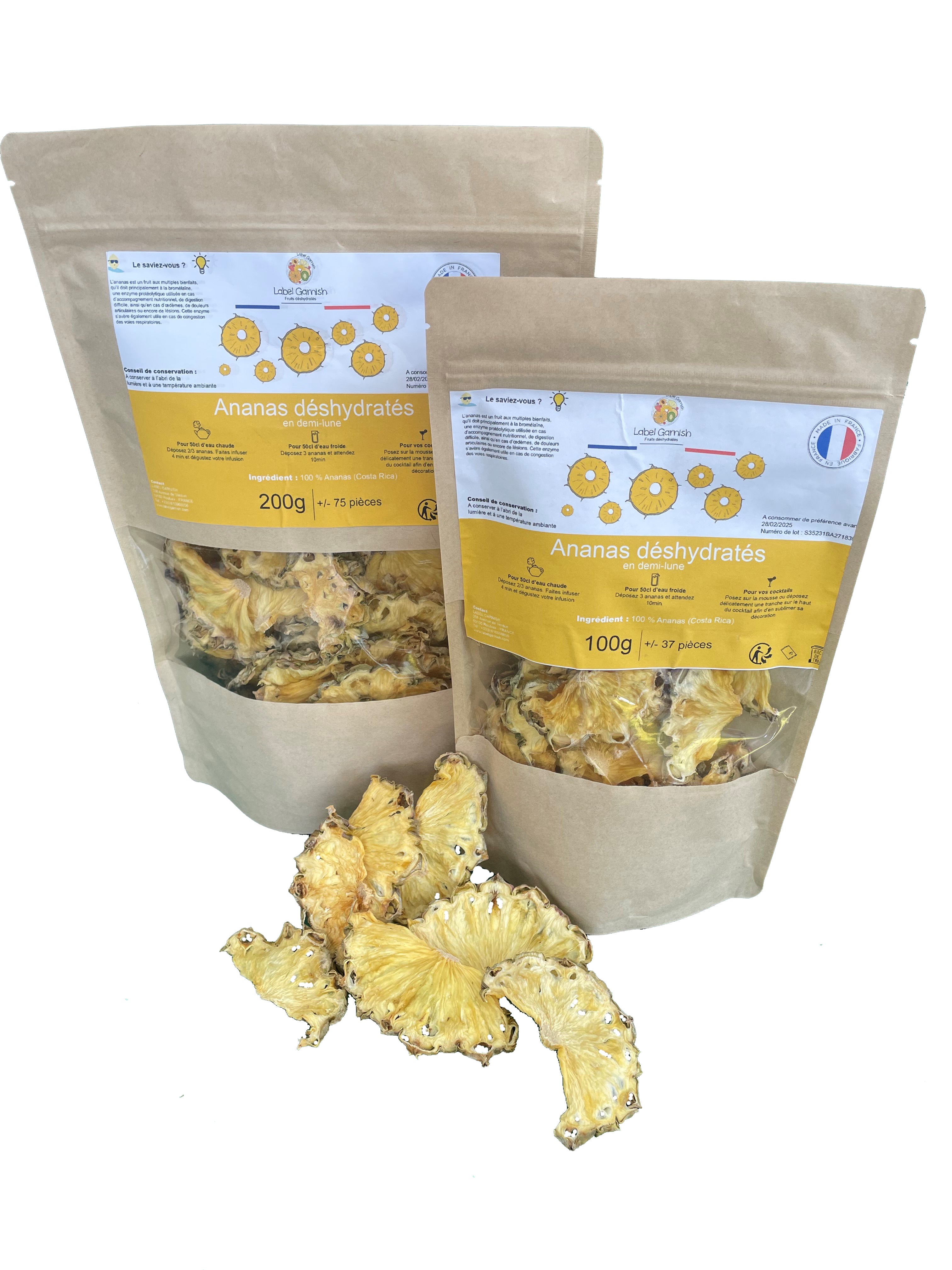 Ananas déshydratés – Label Garnish